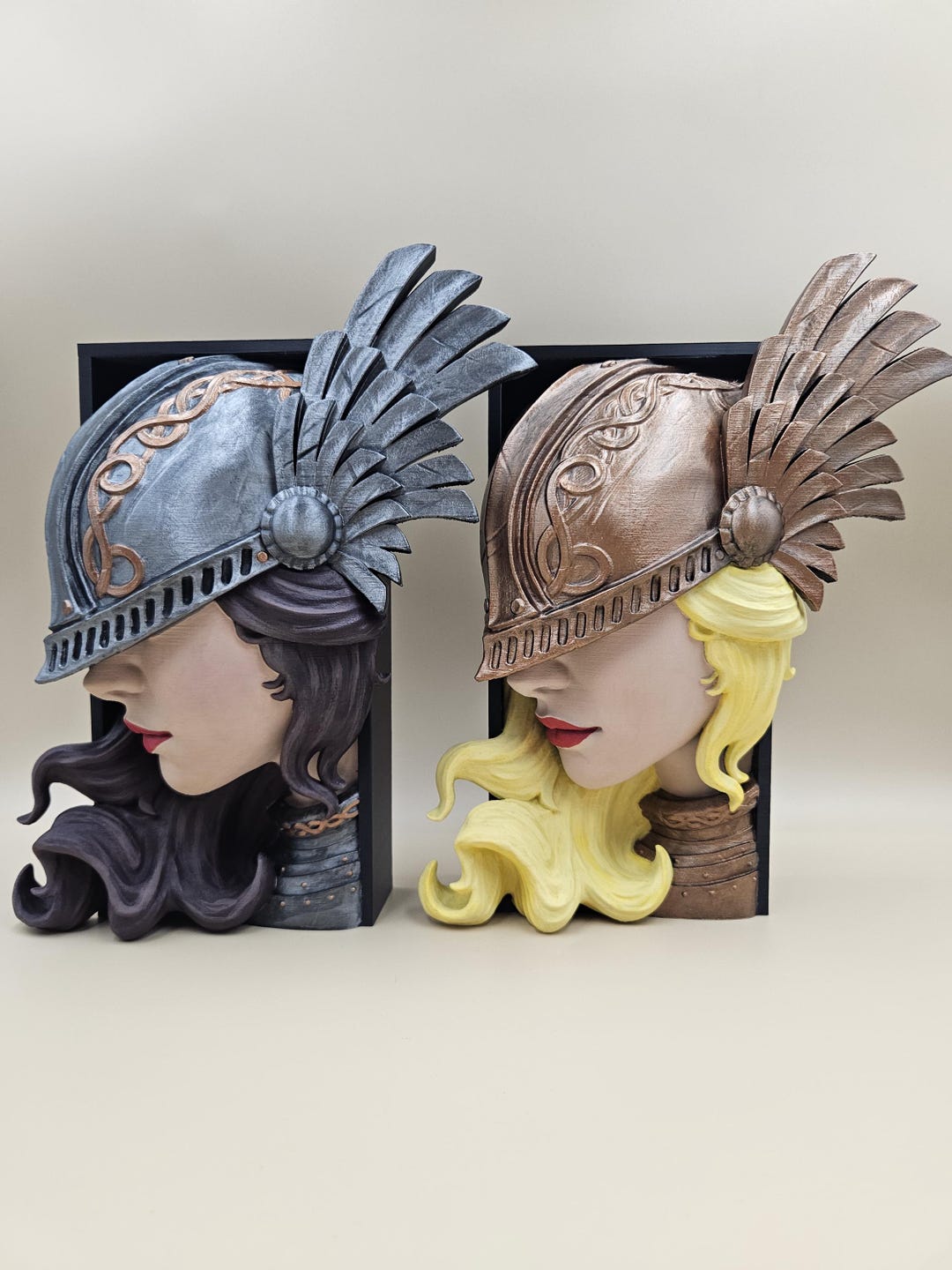 Book Nook Valkyrie – Hand Painted 3D Printed Bookshelf Gift Fantasy ...