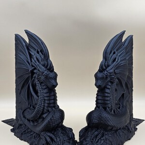 Dragon Bookend Fourth Wing 3D Printed Decor Gift Fantasy Reader - Etsy UK