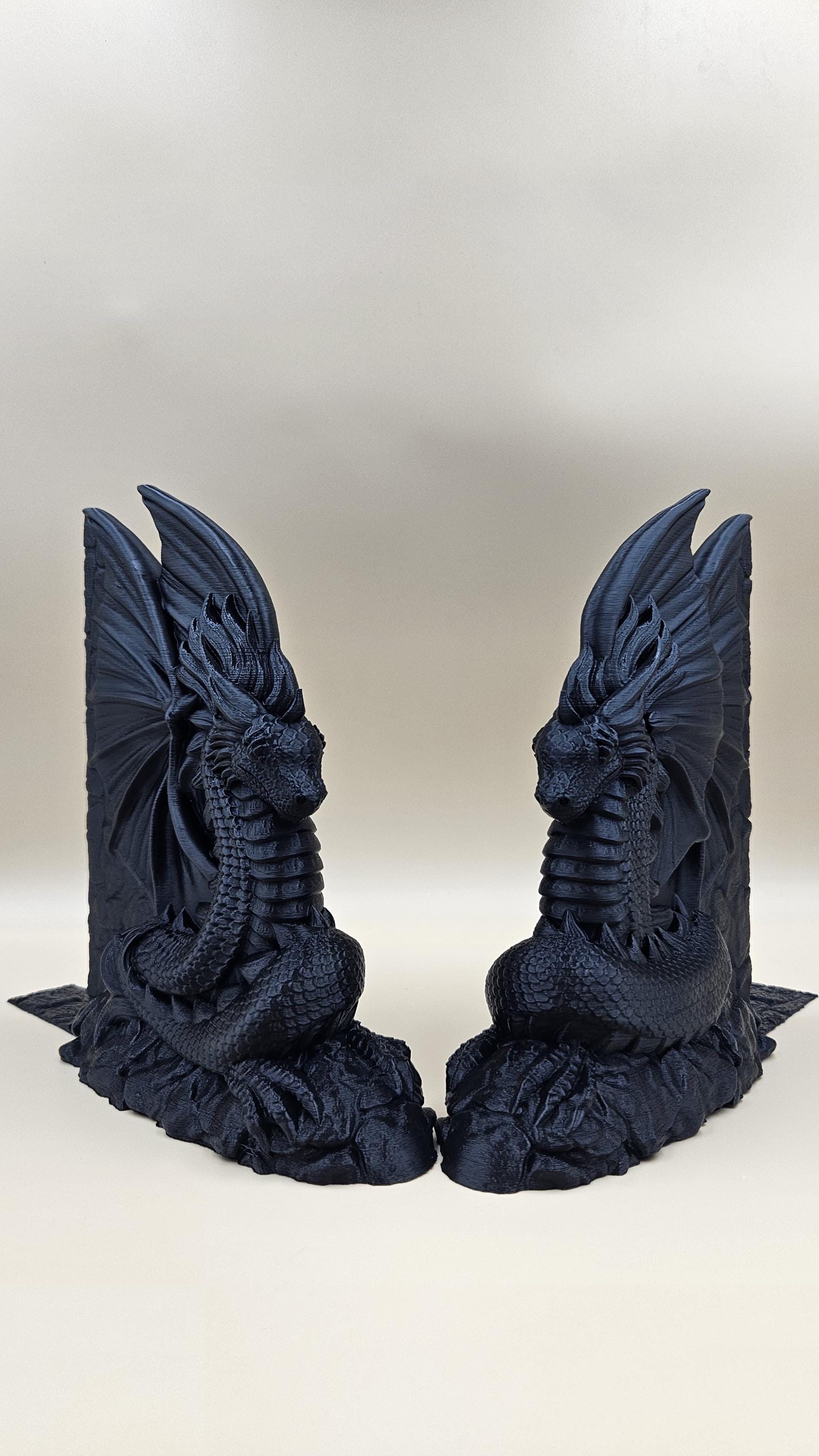 Dragon Bookend Fourth Wing 3D Printed Decor Gift Fantasy Reader - Etsy UK