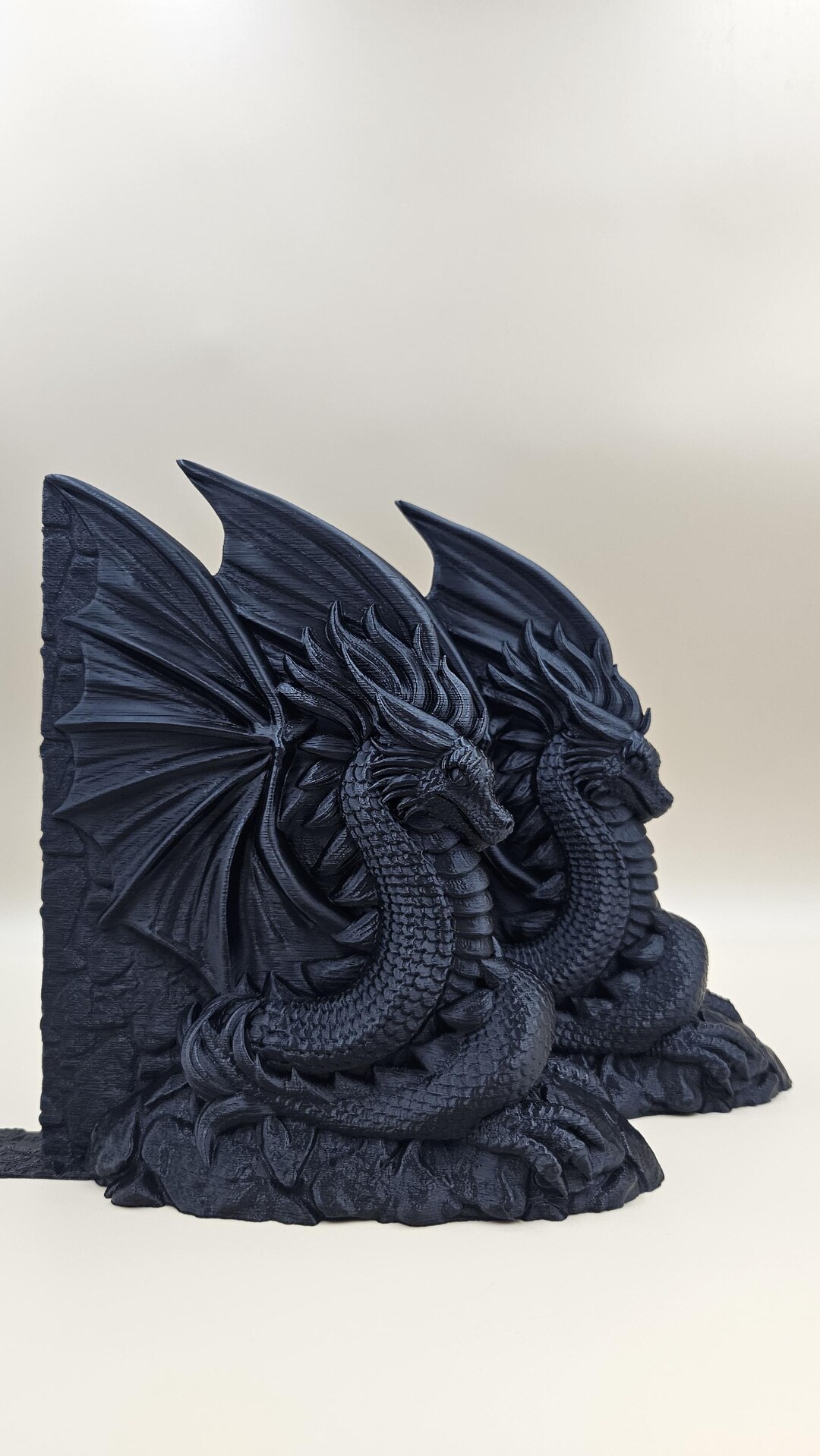 Dragon Bookend Fourth Wing 3D Printed Decor Gift Fantasy Reader - Etsy UK