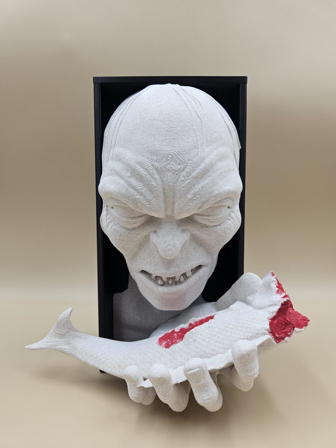 Gollum Book Nook - 3D Printed Decorative Insert – Gift for Fantasy ...