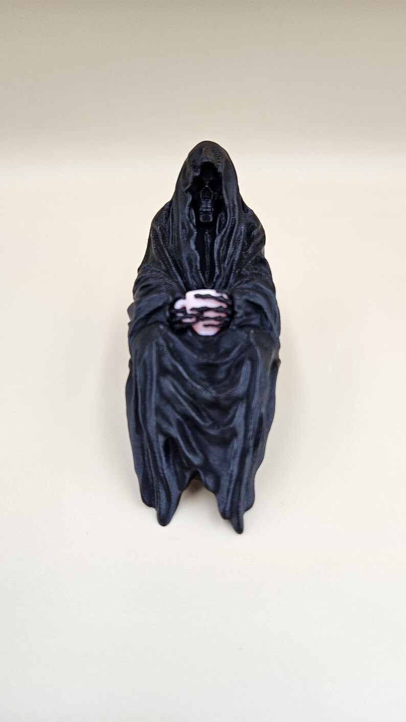 Grim Reaper Figurine With Personalized Mug - Fantasy Book Lover Gift - Etsy