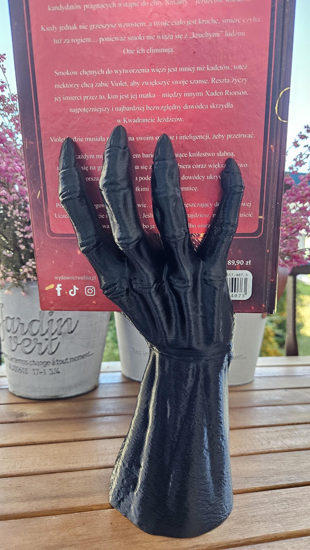 Demon Hand Book Stand Book Holder for the Bookshelf Perfect for ...