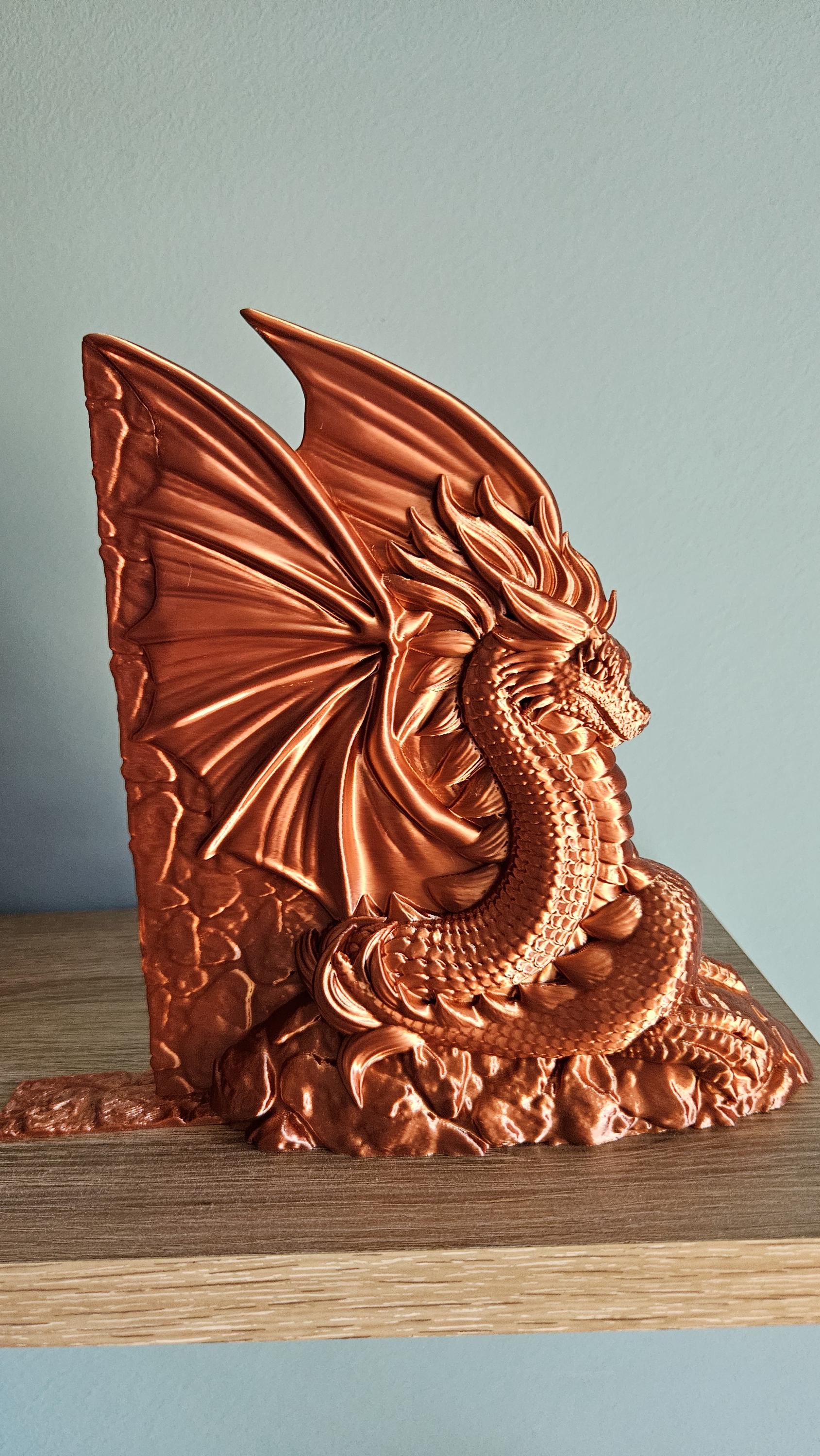 Dragon Bookend Fourth Wing 3D Printed Decor Gift Fantasy Reader - Etsy UK