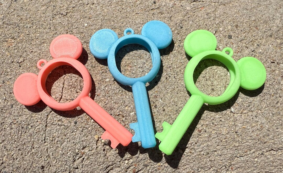 Glow in the Dark Key, PLA, Magicband+ Holder, Puck Holder, Magicband+ ...