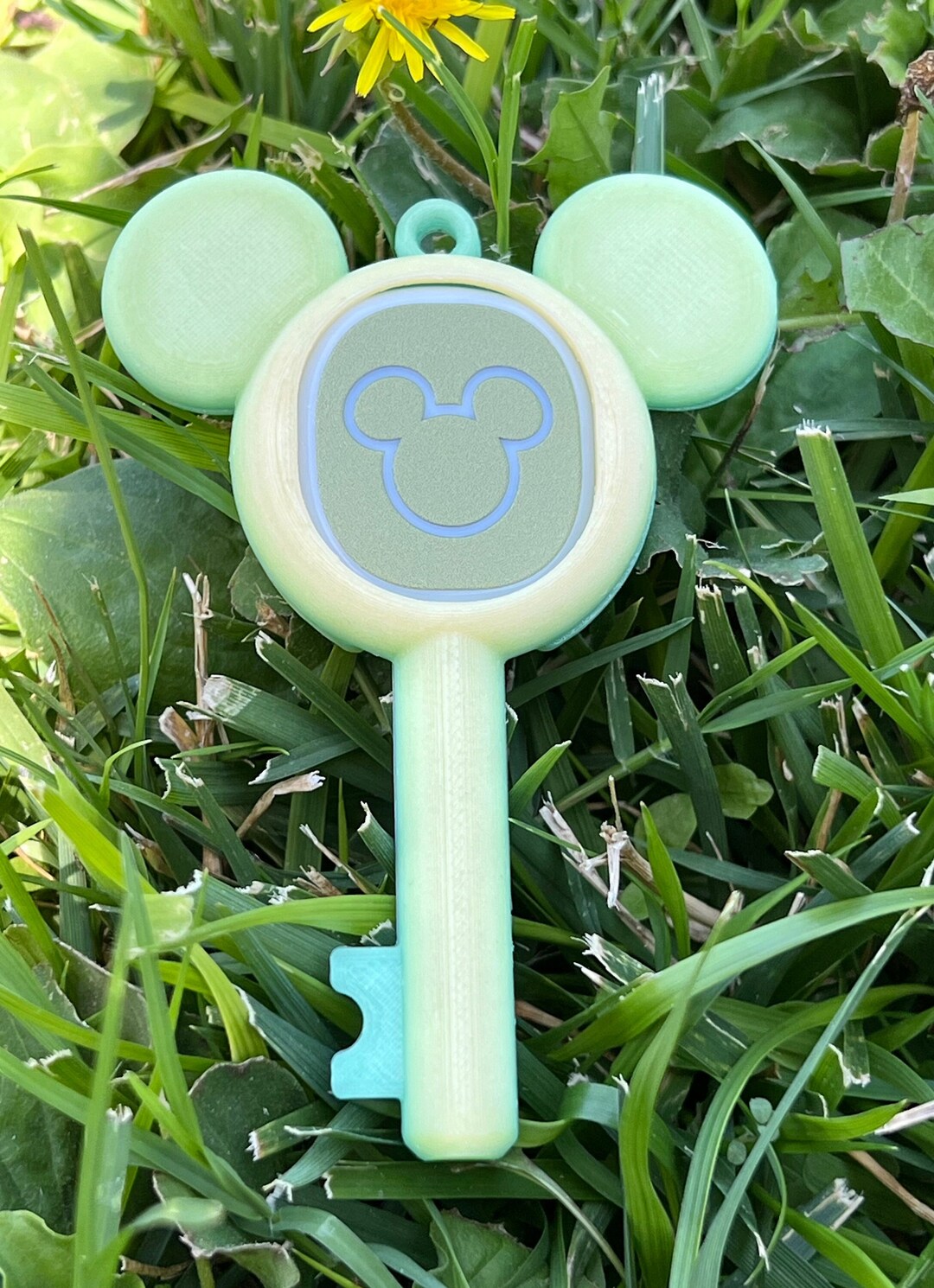 Green and Yellow Glow, PLA, Magicband+ Holder, Puck Holder, Magicband+ ...