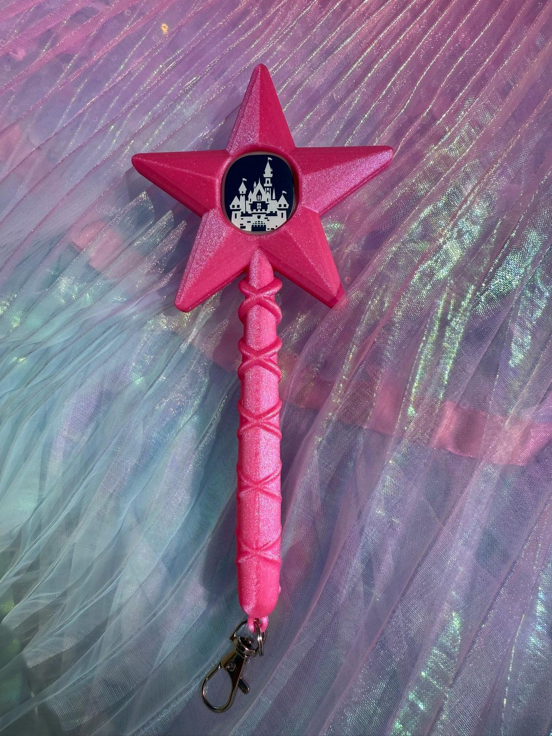 Pink, Pixie Dust, Magic Wand, Magic Hugger Wand, PLA, Magicband+ Holder ...
