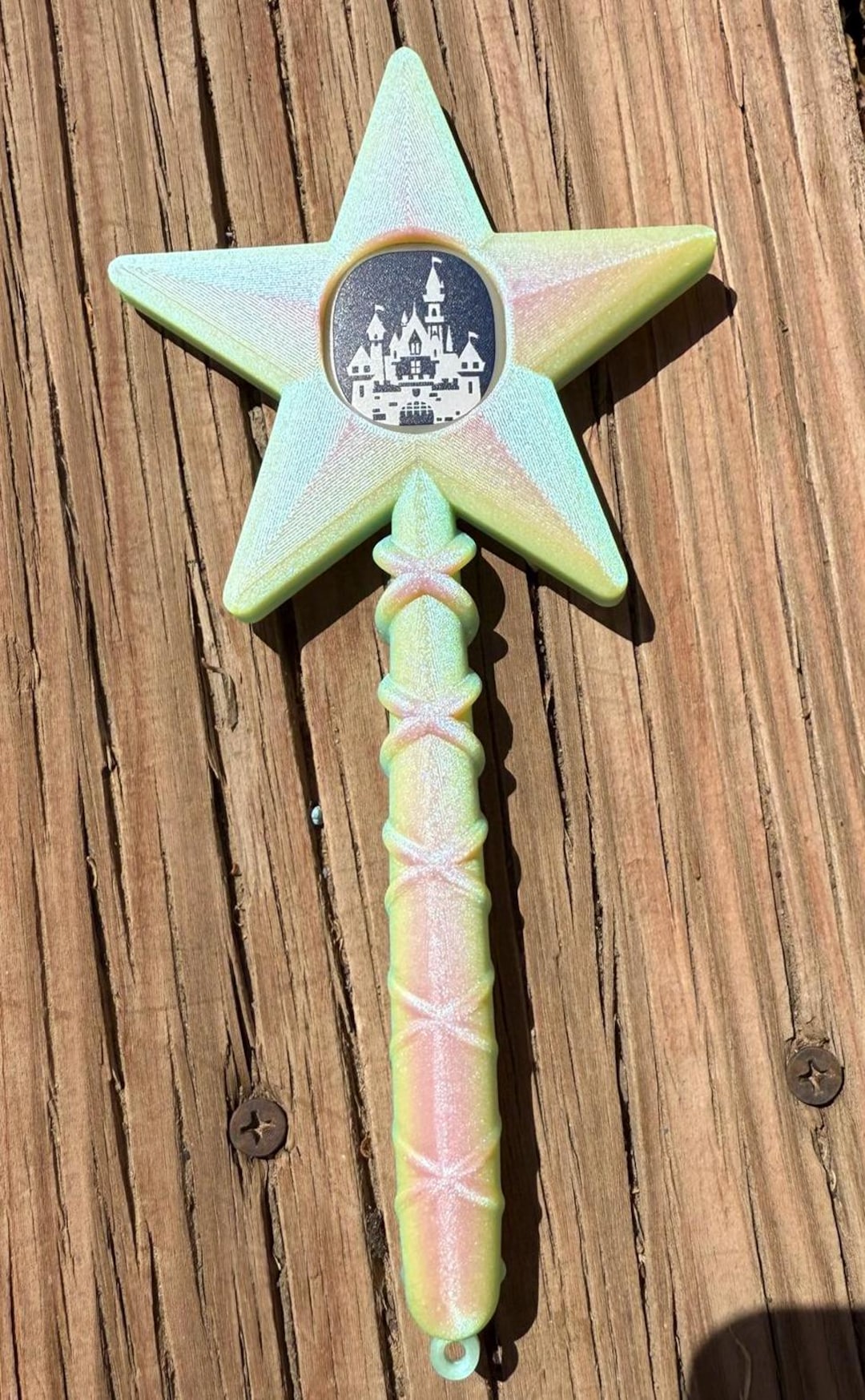 Enchanted Wand, Iridescent Rainbow Pastel Magic Wand, Magic Hugger, PLA ...