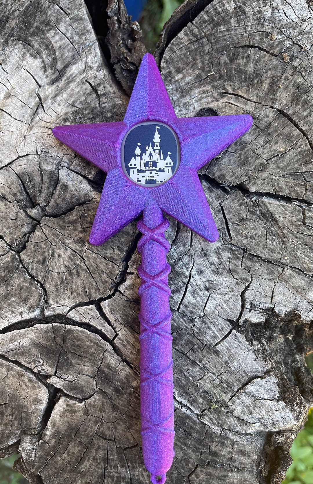 Purple, Magic Wand, Magic Hugger Wand, PLA, Magicband+ Holder, Puck ...