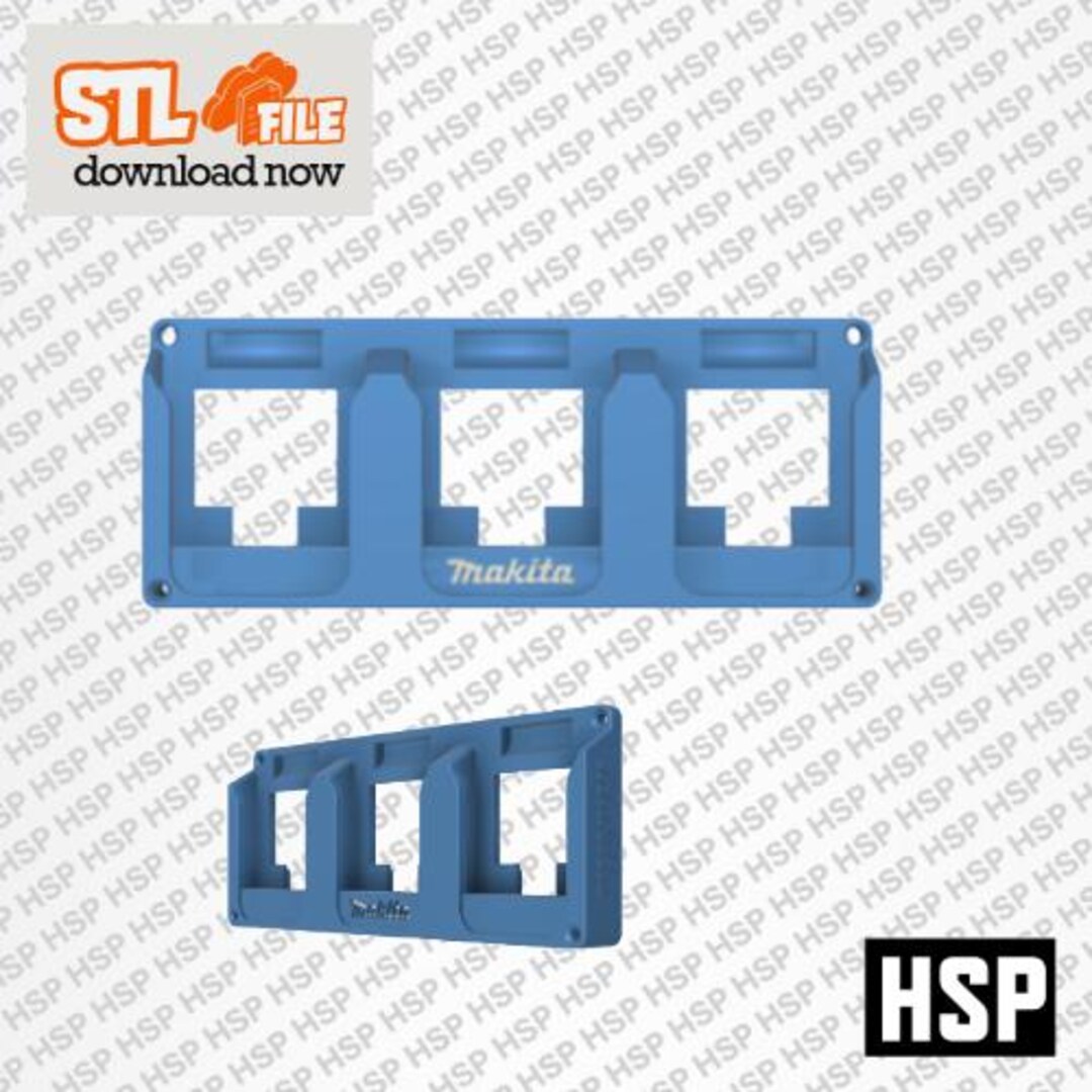 Makita 3 Way Battery Basket for Makita 18v Battery Holder/carrier/with Wall Mount STL FILE - Etsy