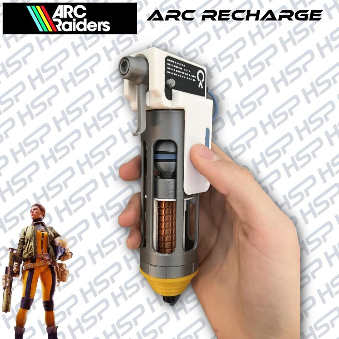 3D Printed Sci-fi Recharge V1 Figurine – Inspired by ARC Raiders ...