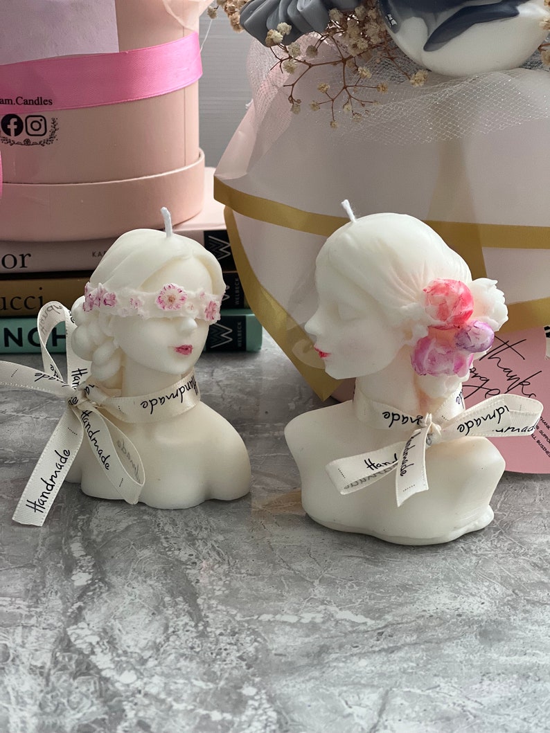 Woman Body Shape Soy Candle, Flower Lady Candle , Handmade Candle - Etsy