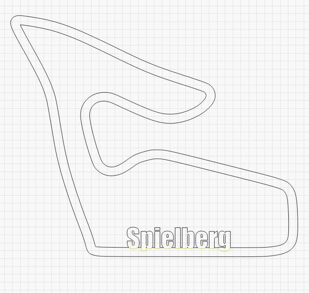 Sachsenring Race Track SVG Ai DXF Lbrn2 PDF Templates - Etsy