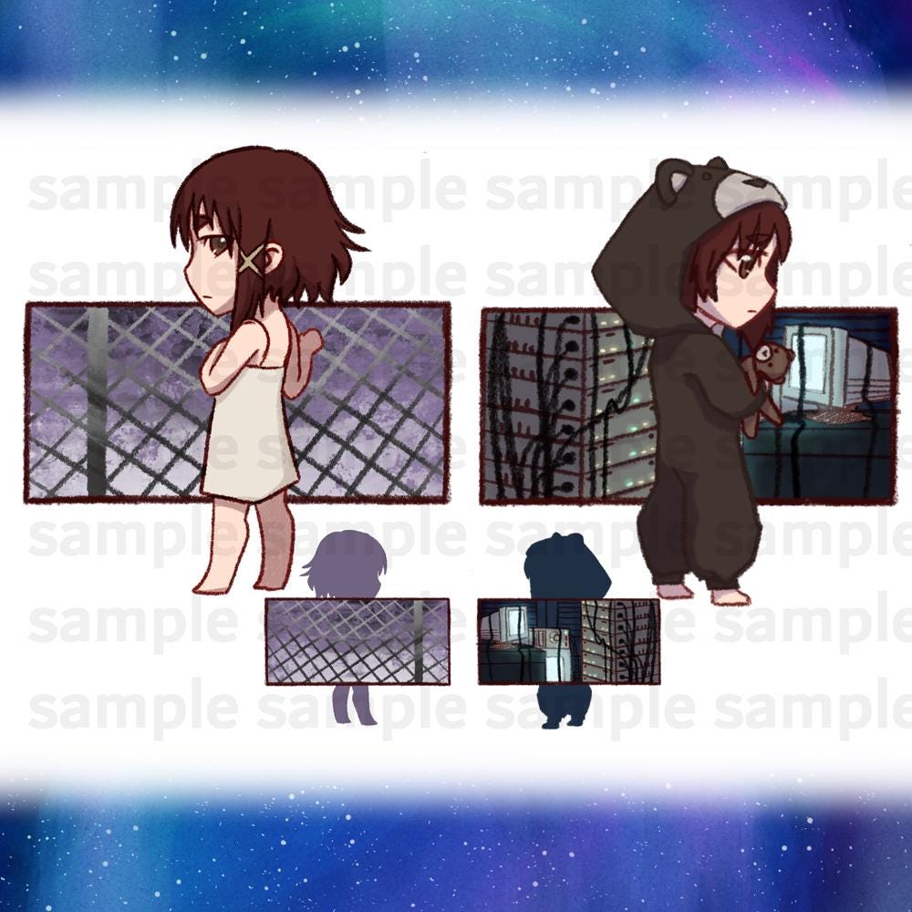 Serial Experiments Lain - Lain Acrylic Charm - Etsy