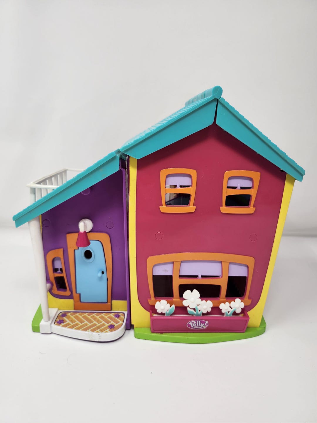 Vintage 2002 Polly Pocket Magnetic House With Elevator Bluebird Mattel ...
