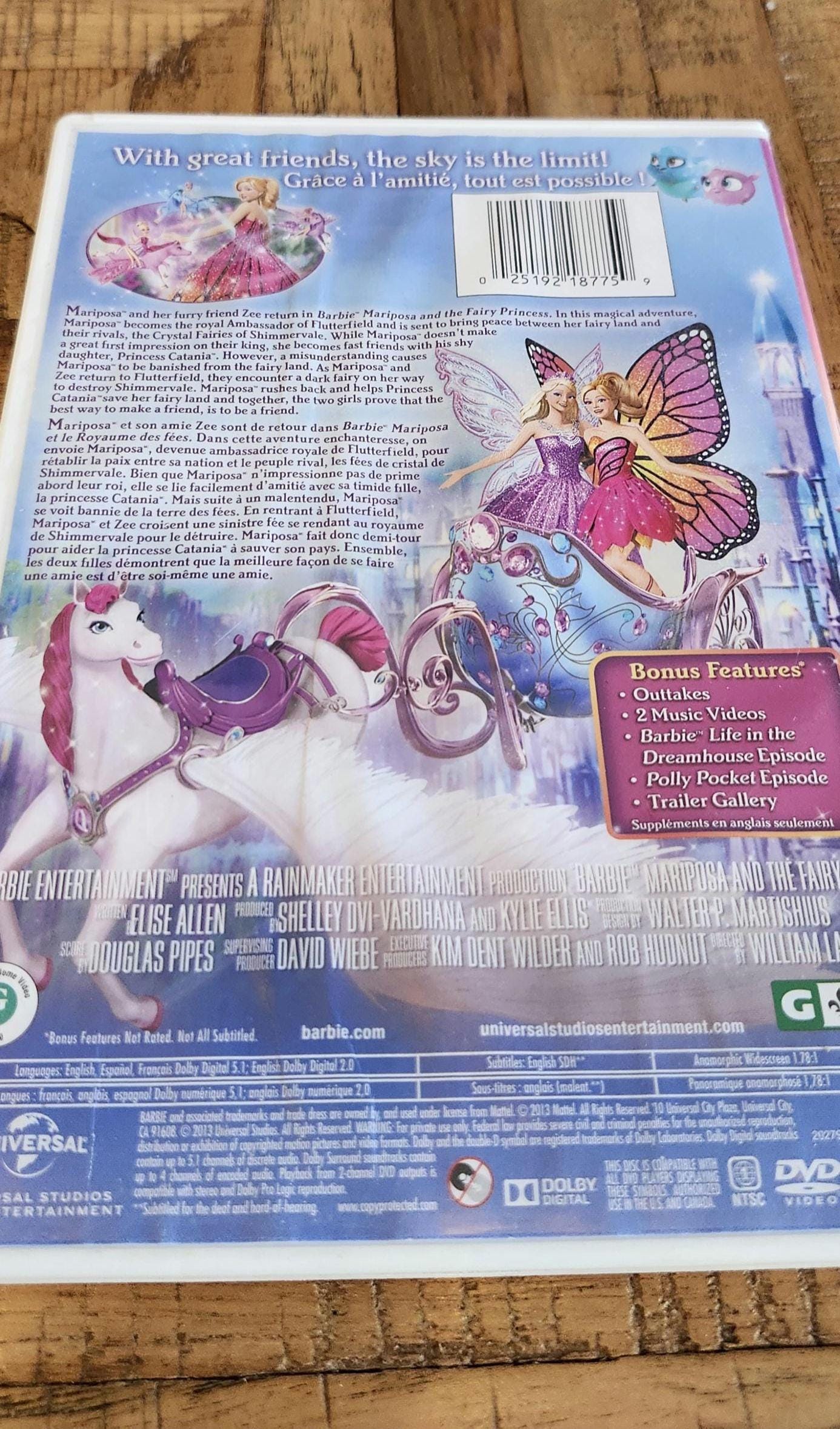 Barbie Mariposa Dvd Cover