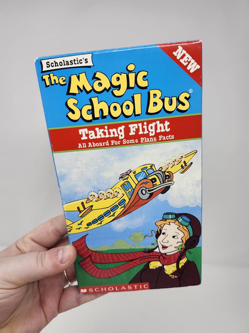 The Magic School Bus Taking Flight VHS | Scholastic | Educational VHS ...
