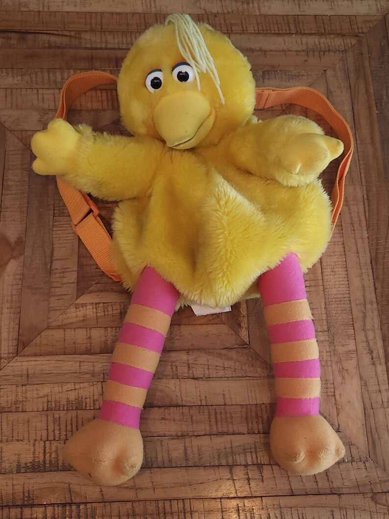 Big Bird Backpack 1995 Sesame Street - Etsy
