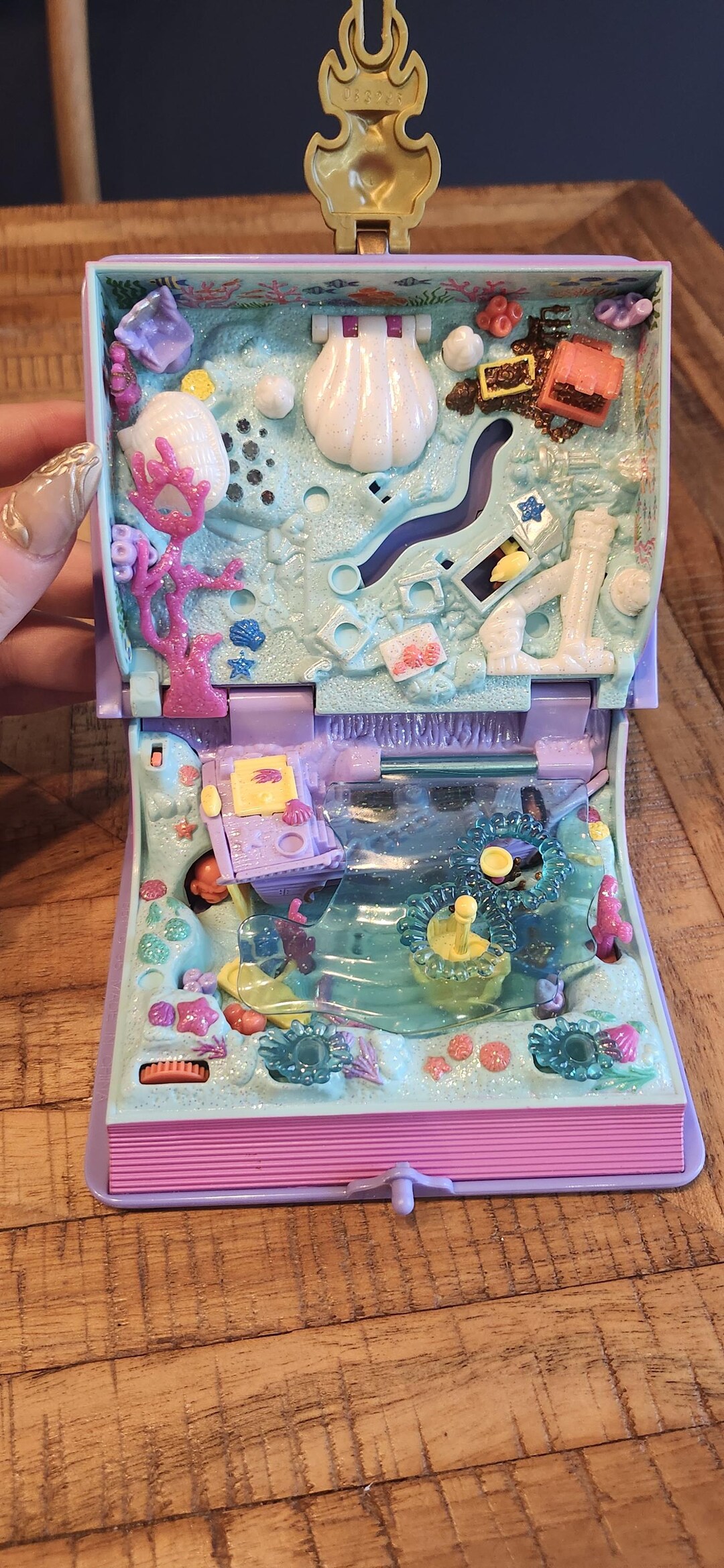 Pollypocket Vintage 1995, Mermaid Sparkling RARE Deep Sea - Etsy