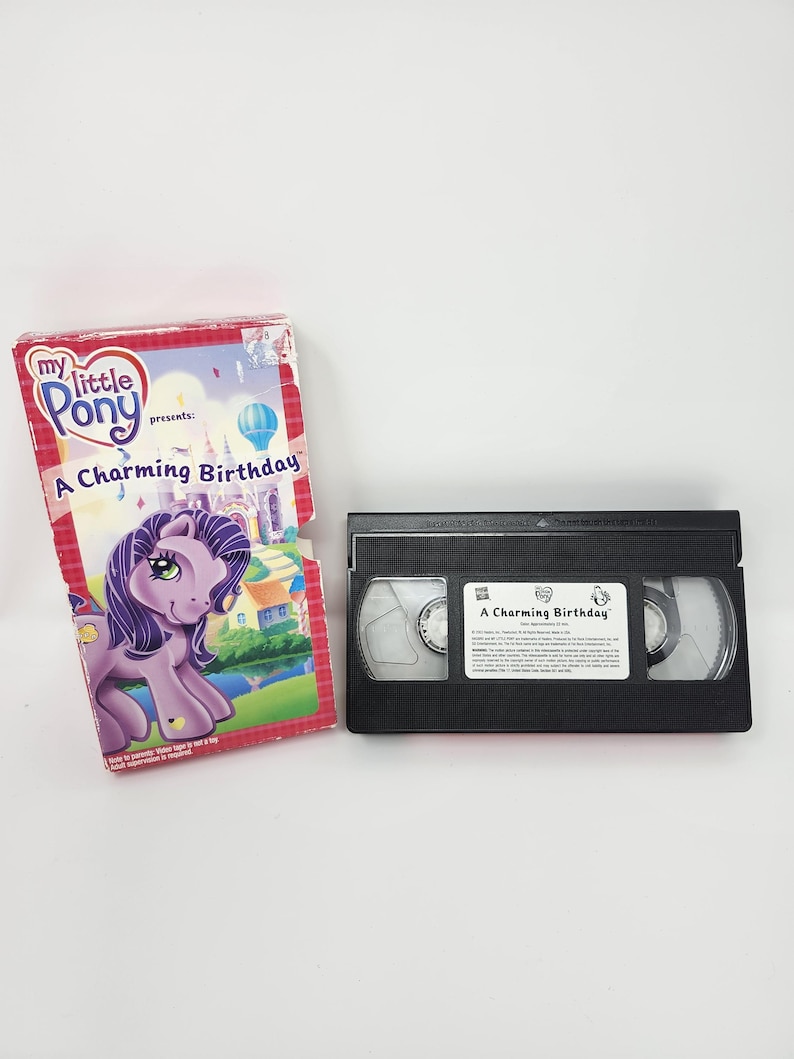 My Little Pony - A Charming Birthday (VHS) Animated Movie - Cartoon MLP ...
