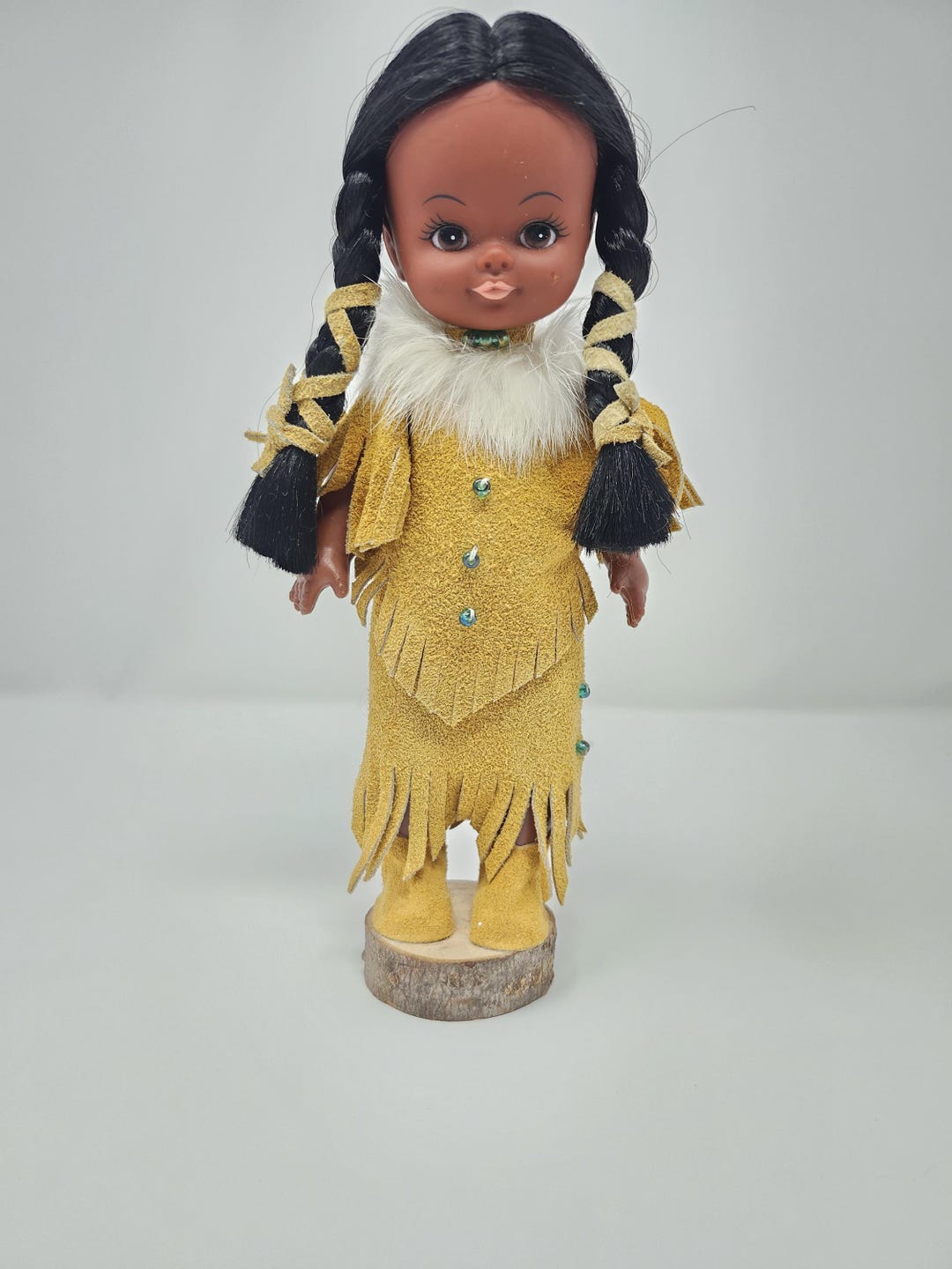 Vintage First Nations Doll in Traditional Clothing, Made in Canada by a ...