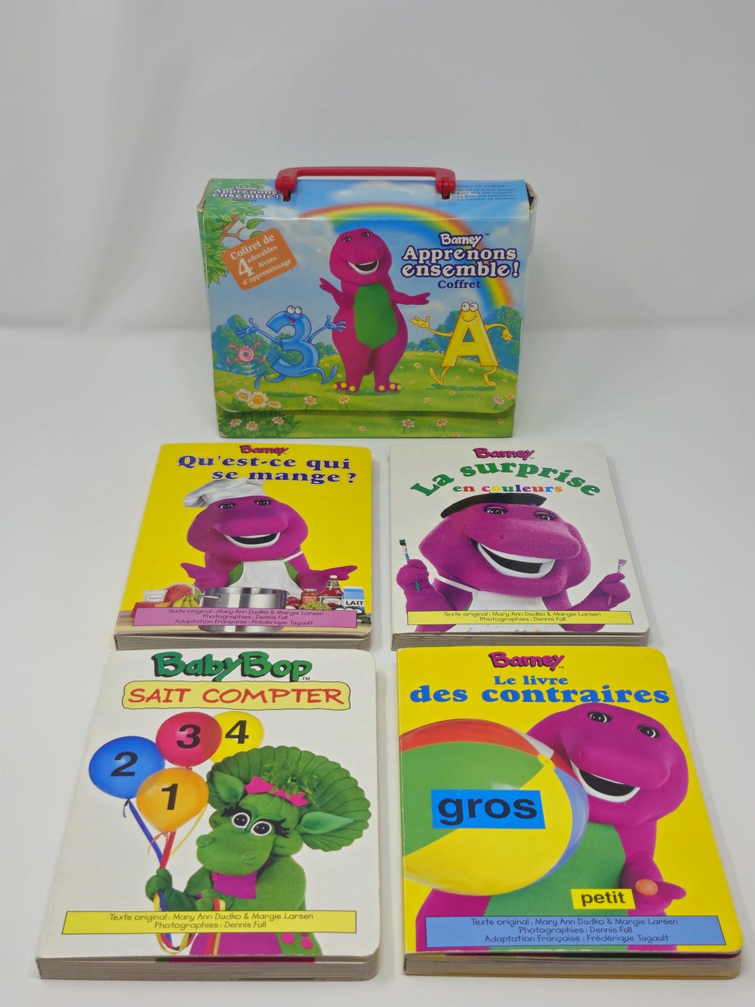Barney Book Set: Let's Learn Together! (french) - Etsy UK