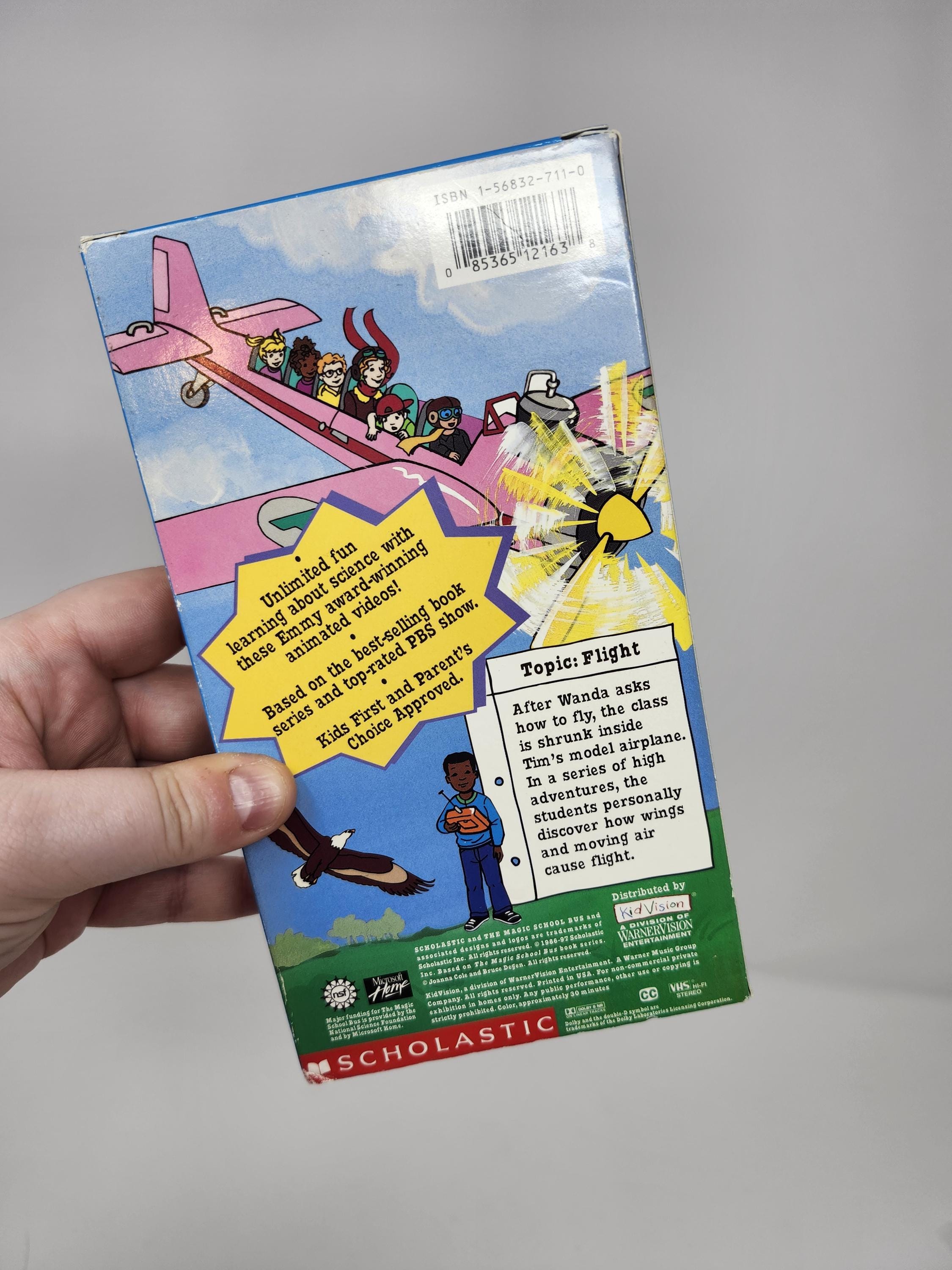 The Magic School Bus Taking Flight VHS | Scholastic | Educational VHS ...