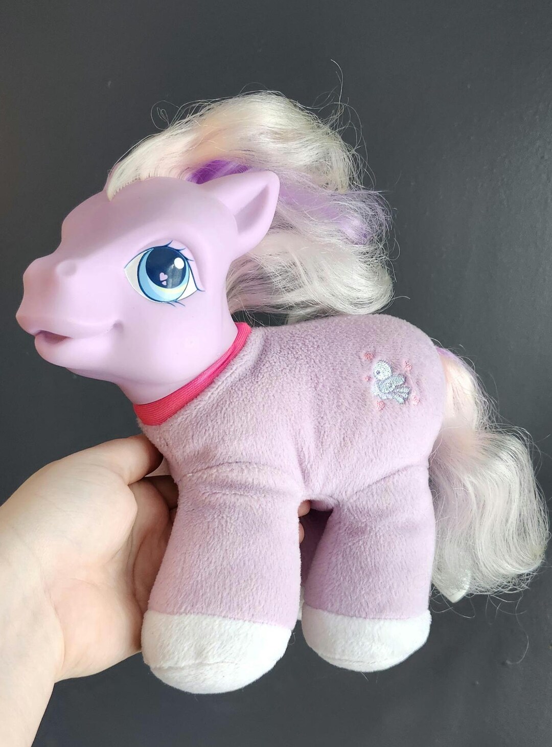 My Little Pony 2004 Angel Dove Vinyl Head Soft Body 9” Plush Vintage ...