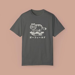 Vintage Garfield Like Cat Japanese Retro Graphic Tee. Comfort Colors ...