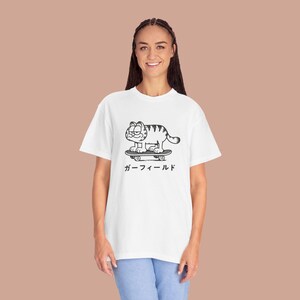 Vintage Garfield Like Cat Japanese Retro Graphic Tee. Comfort Colors ...