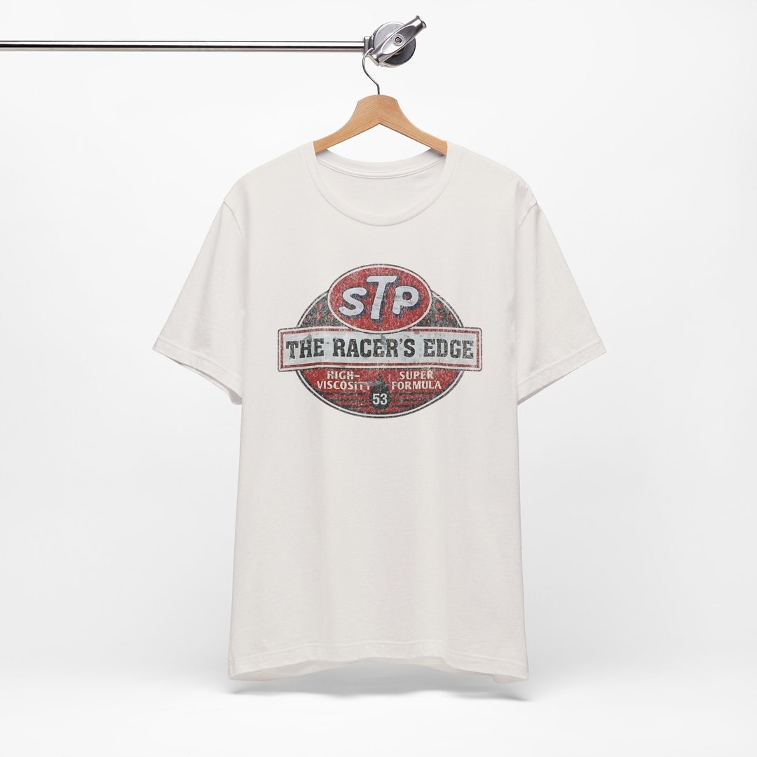Vintage STP Sign Retro Graphic Tee. Formula 1, Rally, Car Race Lovers T ...