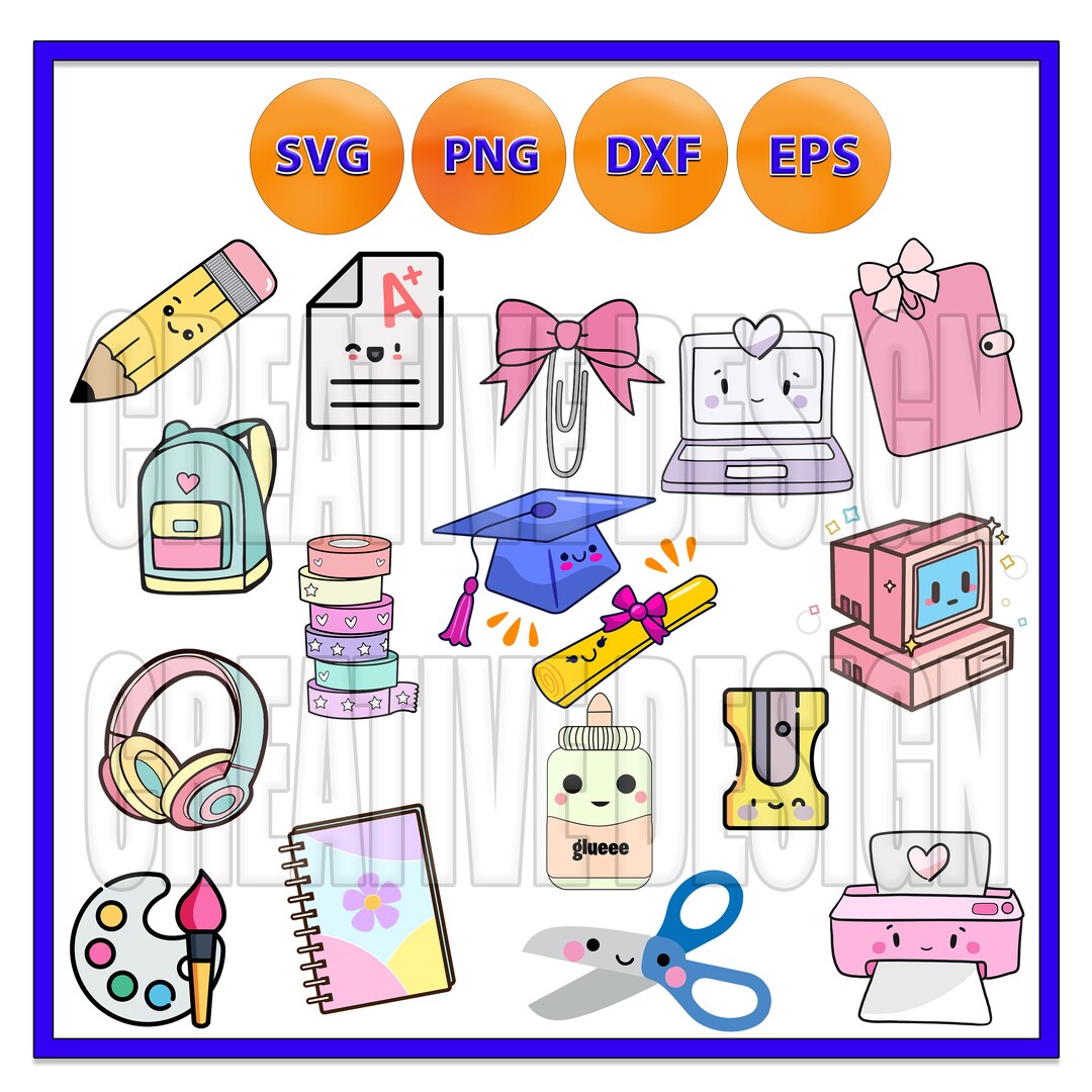 Teacher Sticker Svg, Teacher Sticker Pack Svg, Back to School Svg ...