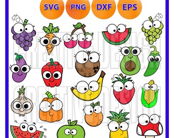 Vegetable SVG Bundle, Vegetables SVG, Vegetable Clip Art, Vegetable ...