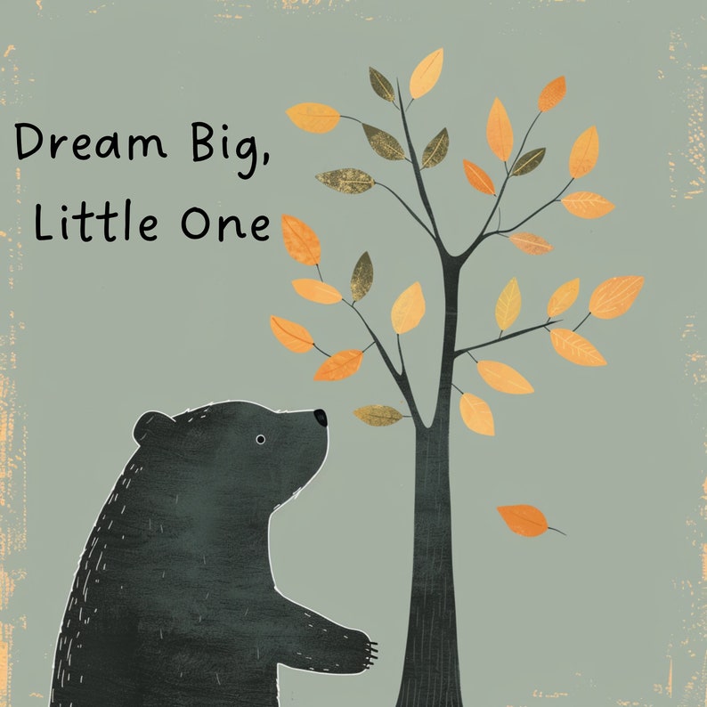 Adorable Bear Digital Prints With Quotes - Set of 3 Nursery or Children ...