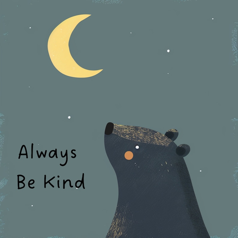 Adorable Bear Digital Prints With Quotes - Set of 3 Nursery or Children ...