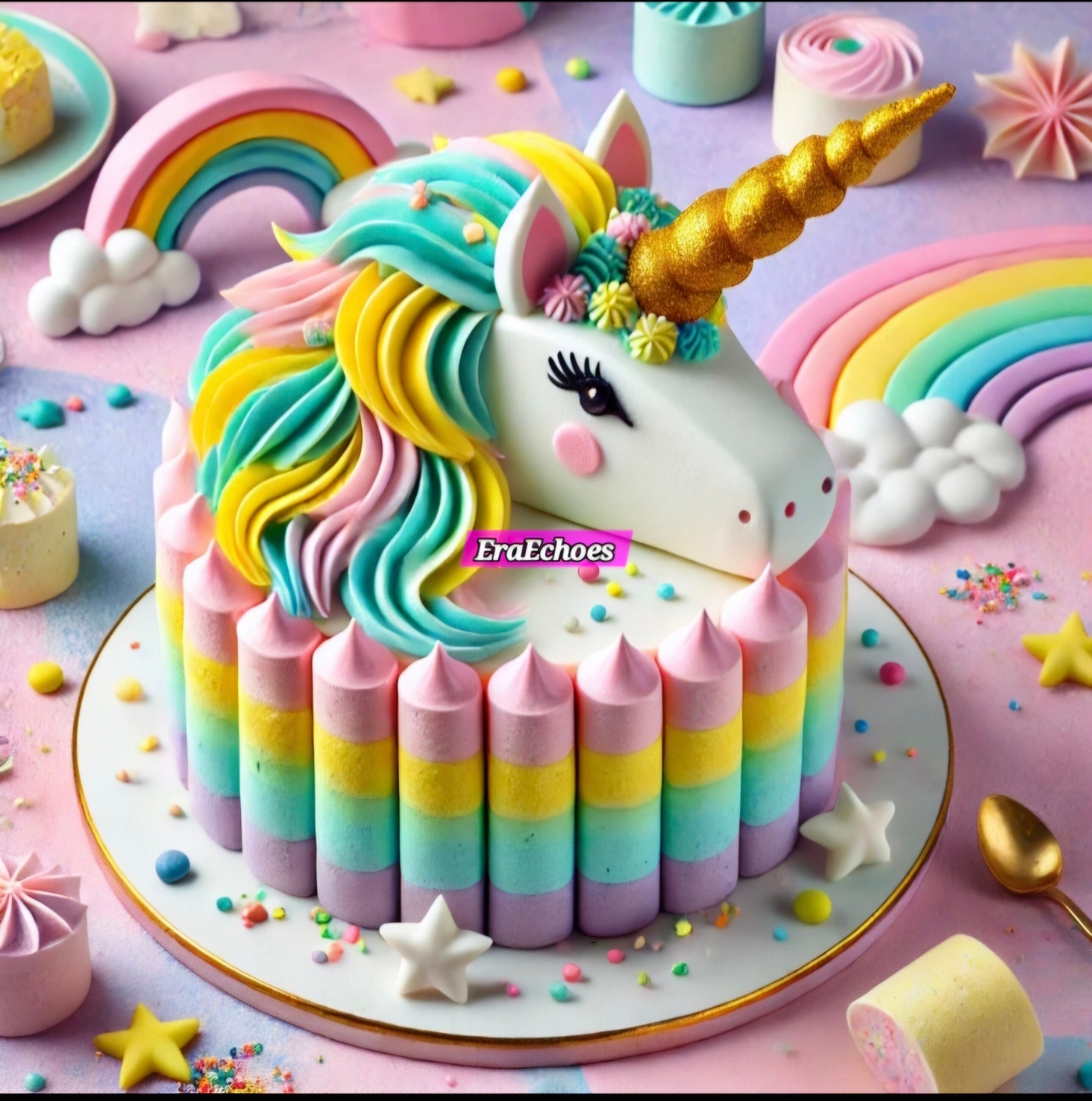 Unicorn Cake Digital Recipe - Etsy