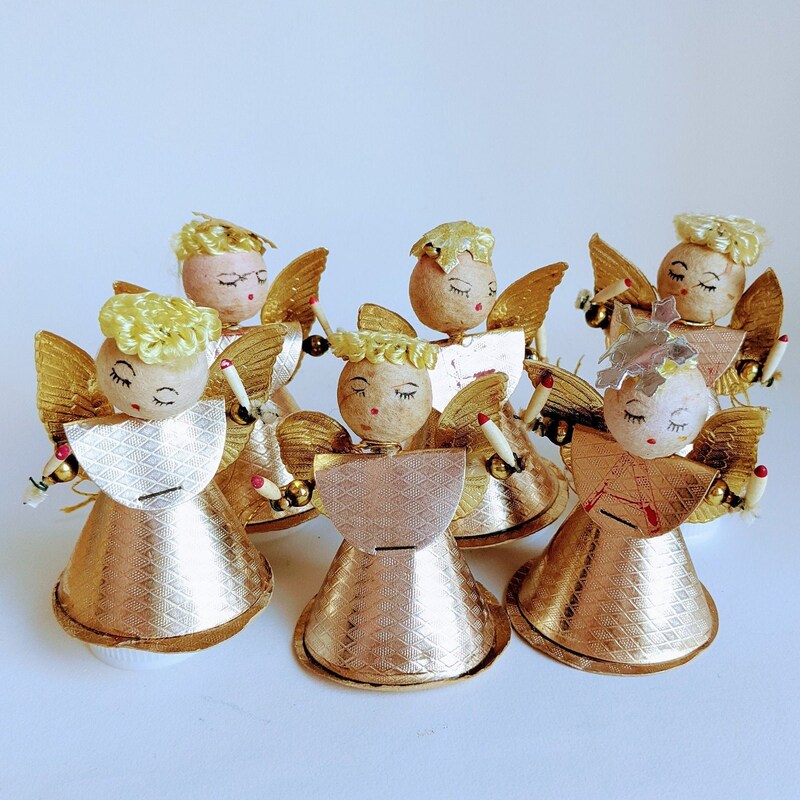 Spun Cotton Angels - Etsy