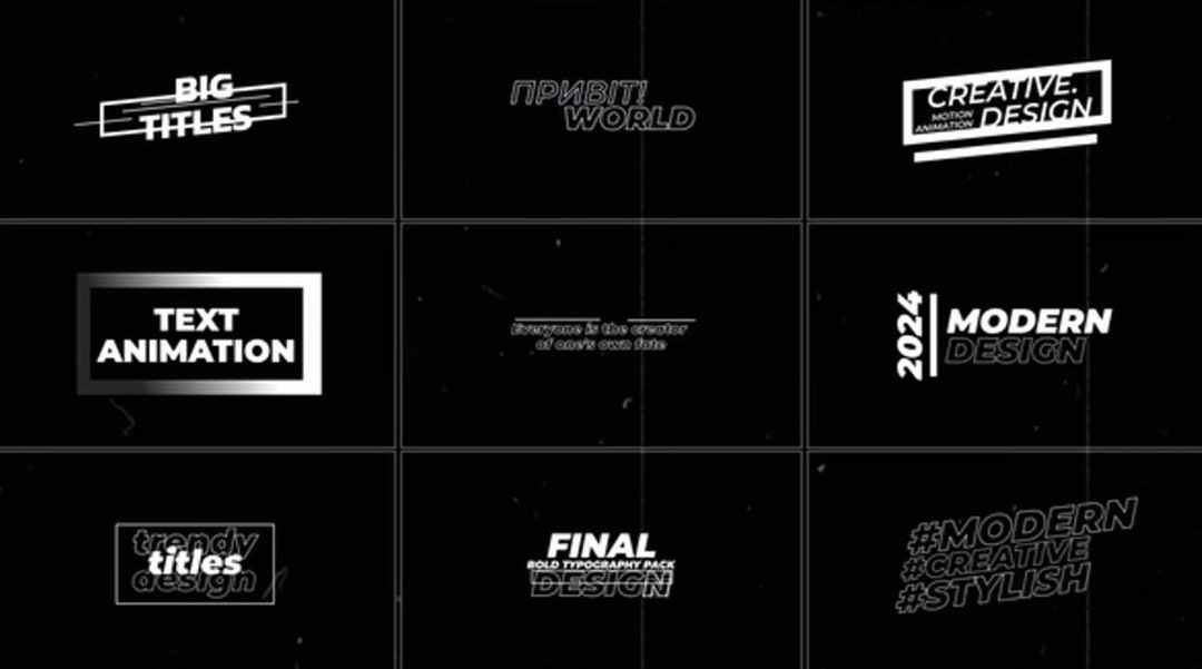 Final Cut Pro Text Animation Toolkit: Modern Title Design Bundle - Etsy
