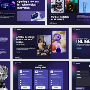 AI Powerpoint Presentation Template: Modern Design PPT - Etsy