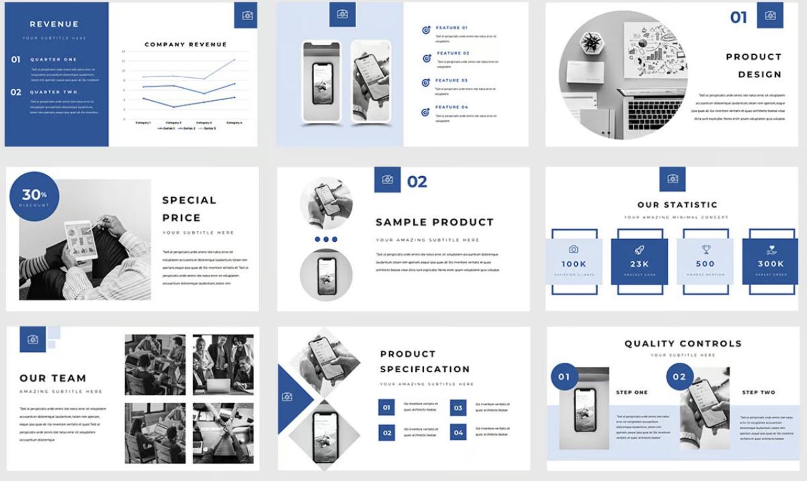 Pitch Deck Keynote Presentation, Business Pitch Deck Template ...