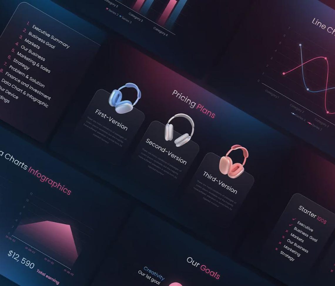 Technology Powerpoint Template, Pitch Deck Powerpoint Presentation ...