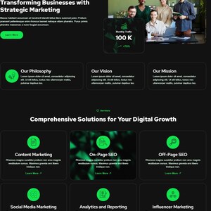 Elementor Creative AGENCY THEME Template, Responsive Web Studio Design ...