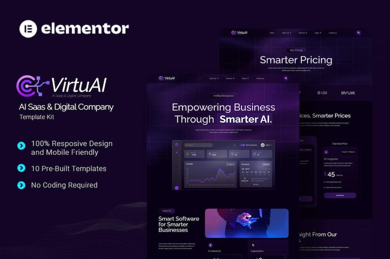 Elementor Creative AGENCY THEME Template, Responsive Web Studio Design ...
