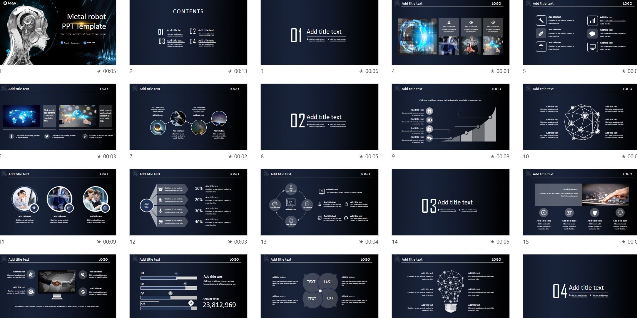 AI Powerpoint Template, Robot Powerpoint, Science Powerpoint Template ...