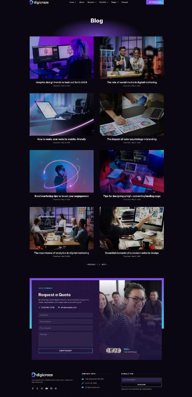 Elementor Creative AGENCY THEME Template, Responsive Web Studio Design & Elementor Website Blog ...