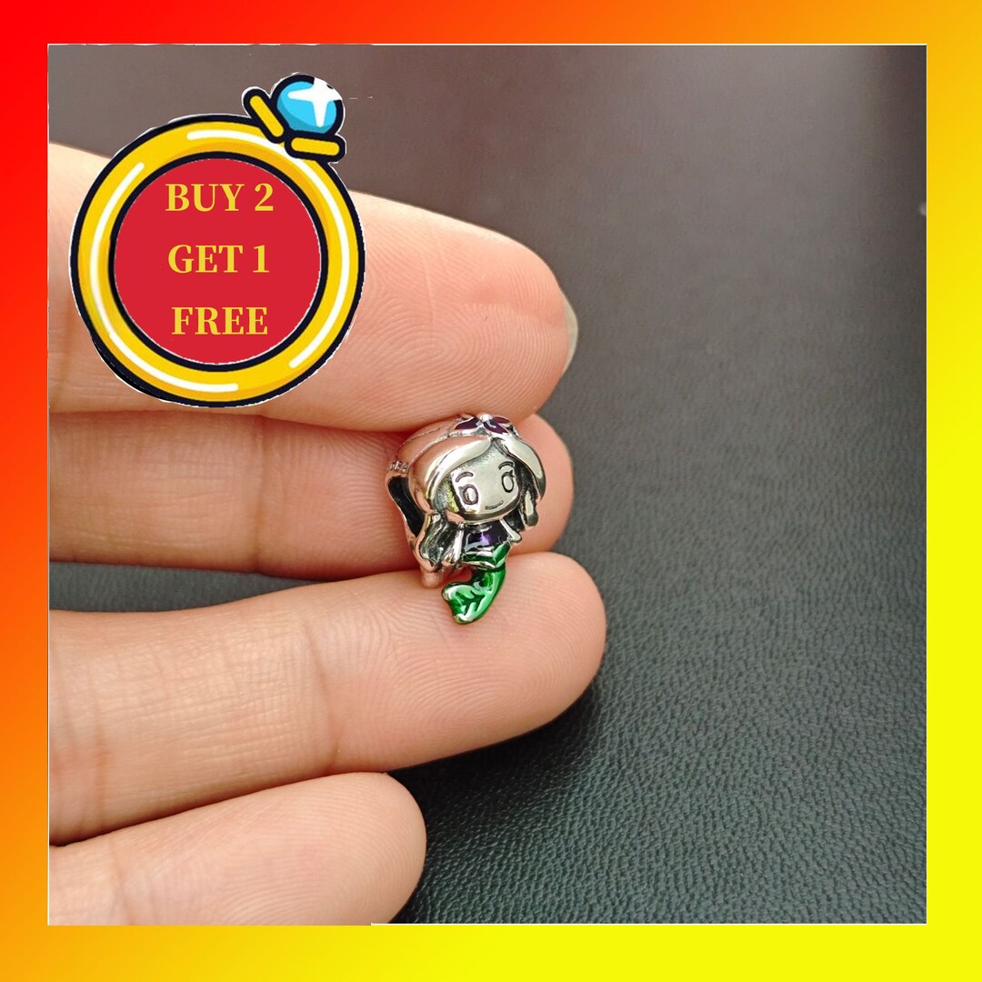 The Little Mermaid Ariel Charm, Silver Charm,charms for Bracelet, Girl ...