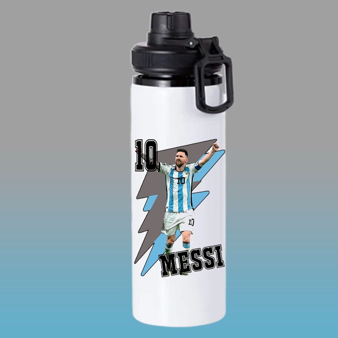 Personalised Lionel Messi Water Argentina Bottle, School, Football ...
