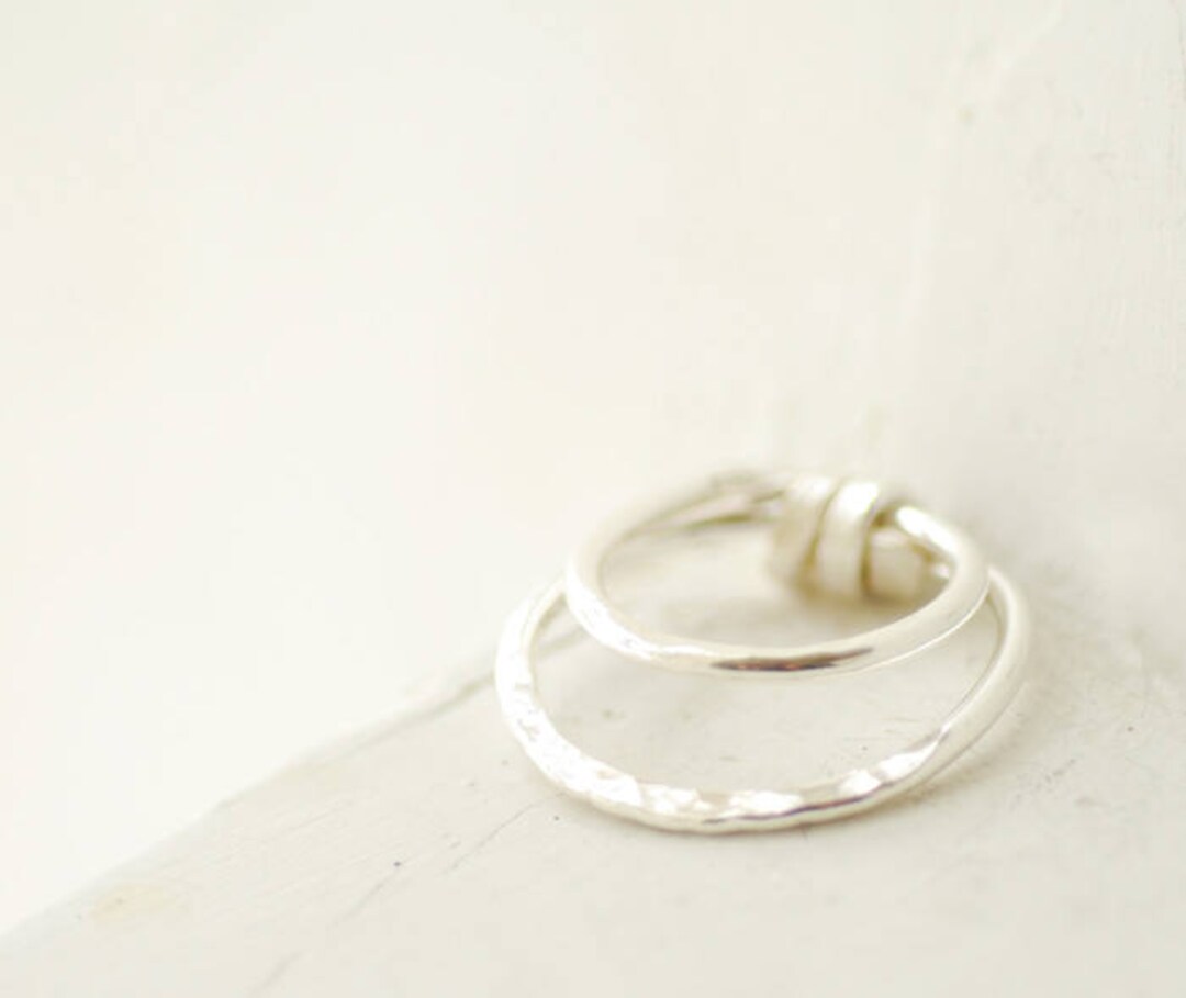 Solid Silver Ring, Wide Silver Ring, Architectural Jewelry, Minimalist ...