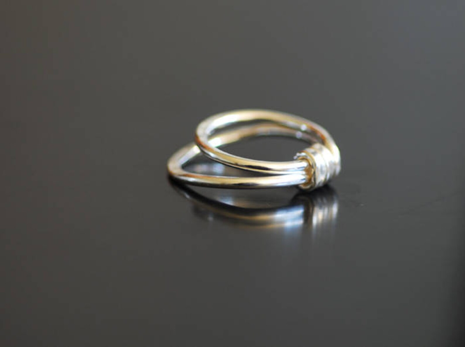 Solid Silver Ring Wide Silver Ring Architectural Jewelry - Etsy