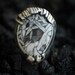 Truth, Pinolith Ring, Black and White Jewelry, Artisan Statement Ring ...